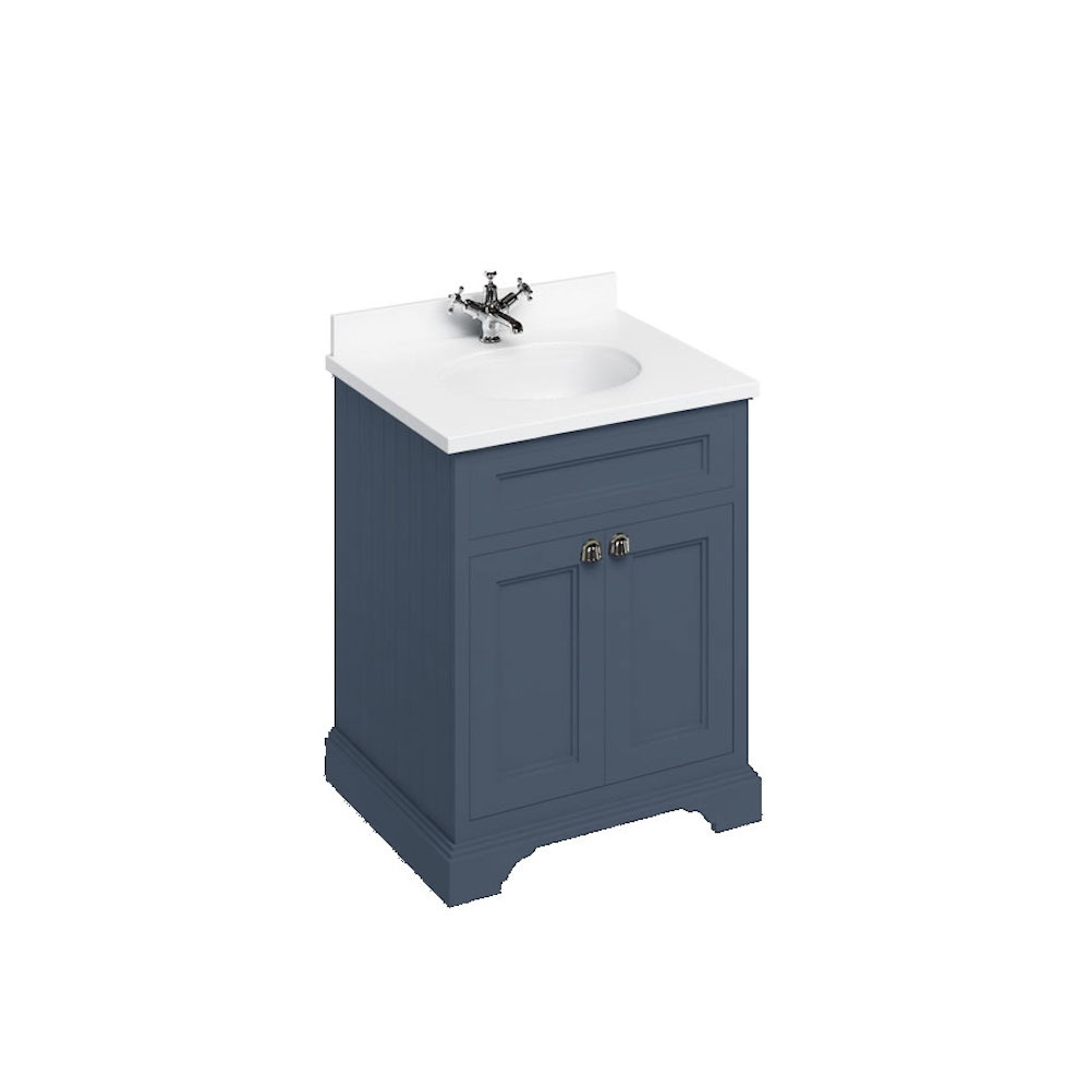 Burlington 750 Vanity Unit with Worktop and Basin - Renaissance Bathrooms