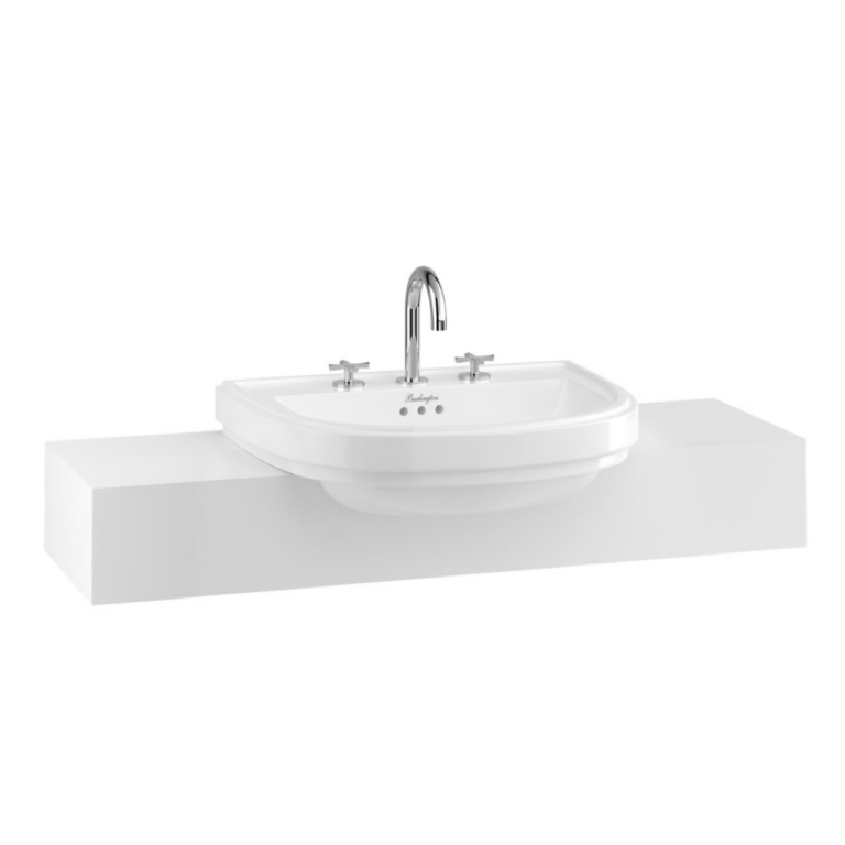 Burlington Riviera 580mm Semi Inset Basin - Renaissance Bathrooms