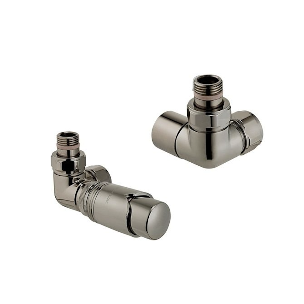Zehnder Valve Set 10 - Thermostatic Double Angled Radiator Valves ...