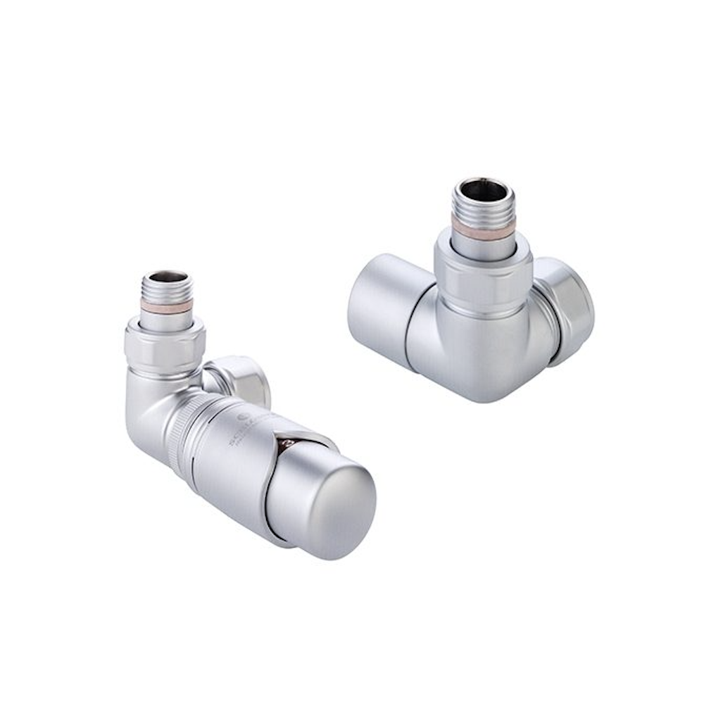 Zehnder Valve Set 10 - Thermostatic Double Angled Radiator Valves ...