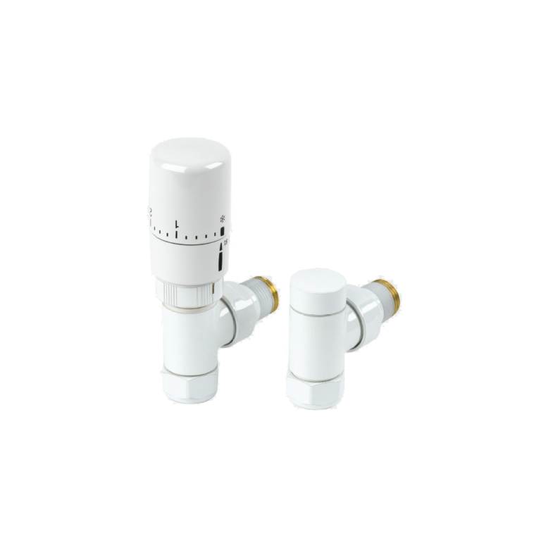 MHS Radiators Radius Angled TRV Radiator Valves - Renaissance Bathrooms